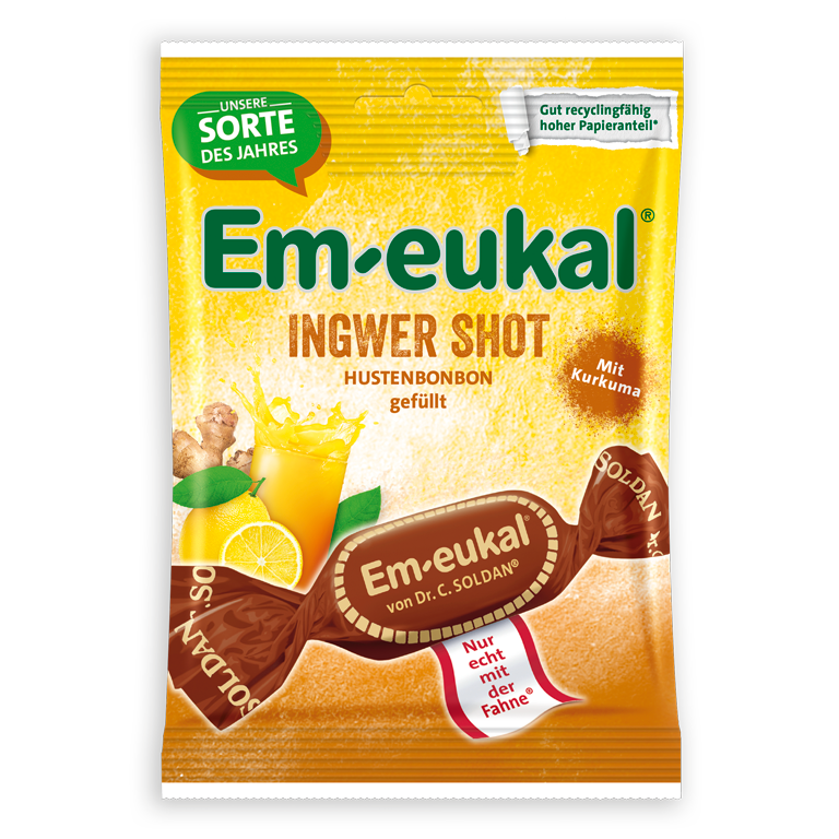 Em-eukal® - Das Original Hustenbonbon “Nur echt mit der Fahne®”! | Em-eukal